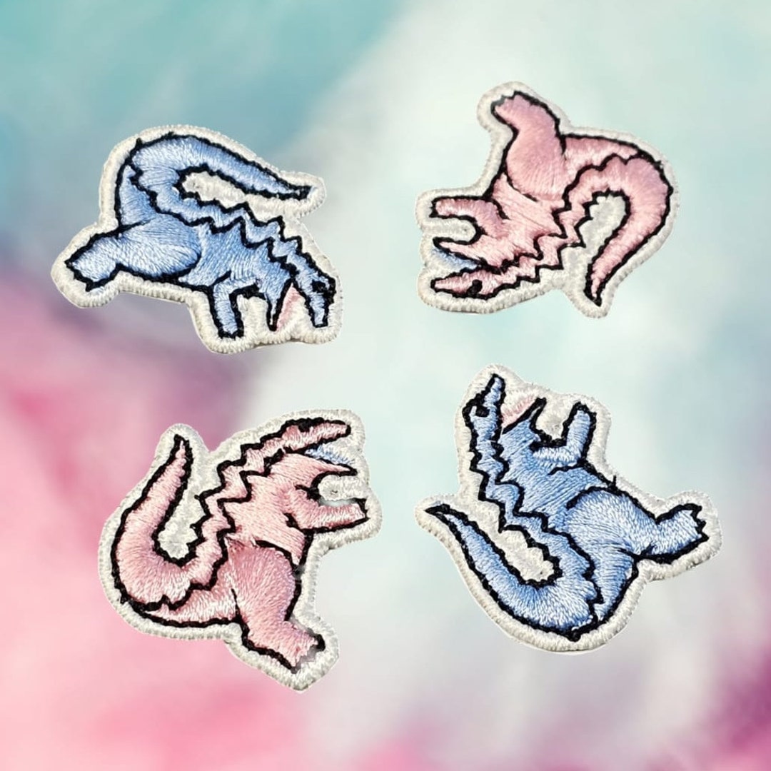 Godzilla Patch, Japanese, Beast, Kaiju, Croc, Cool, Polo, Parody, Iron ...