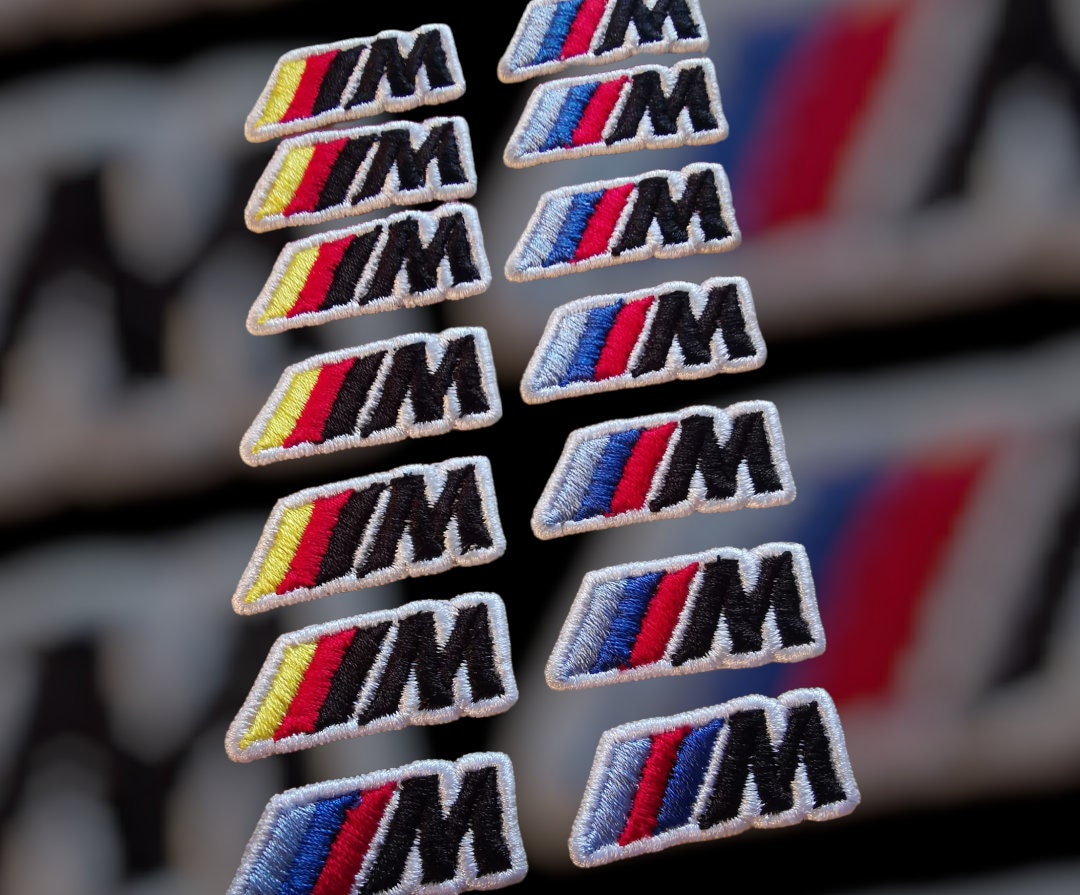 2x Embroidered M Performance Iron-on Patch Badge Emblem Bmw - Etsy UK