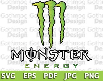 Monster energy logo svg - Etsy Nederland