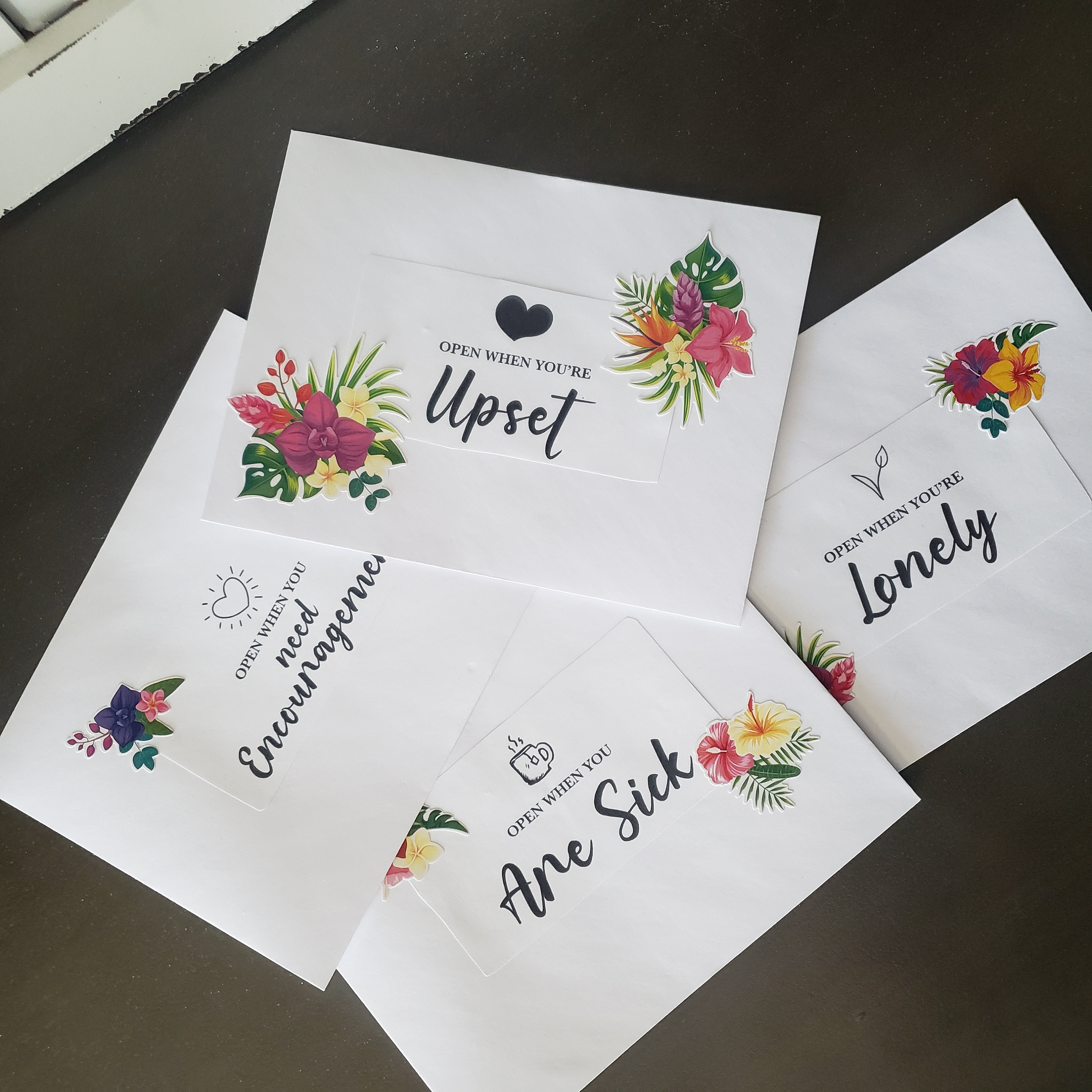 OPEN WHEN Printable Labels for Gifts or Letters, Romantic Gift Idea for ...