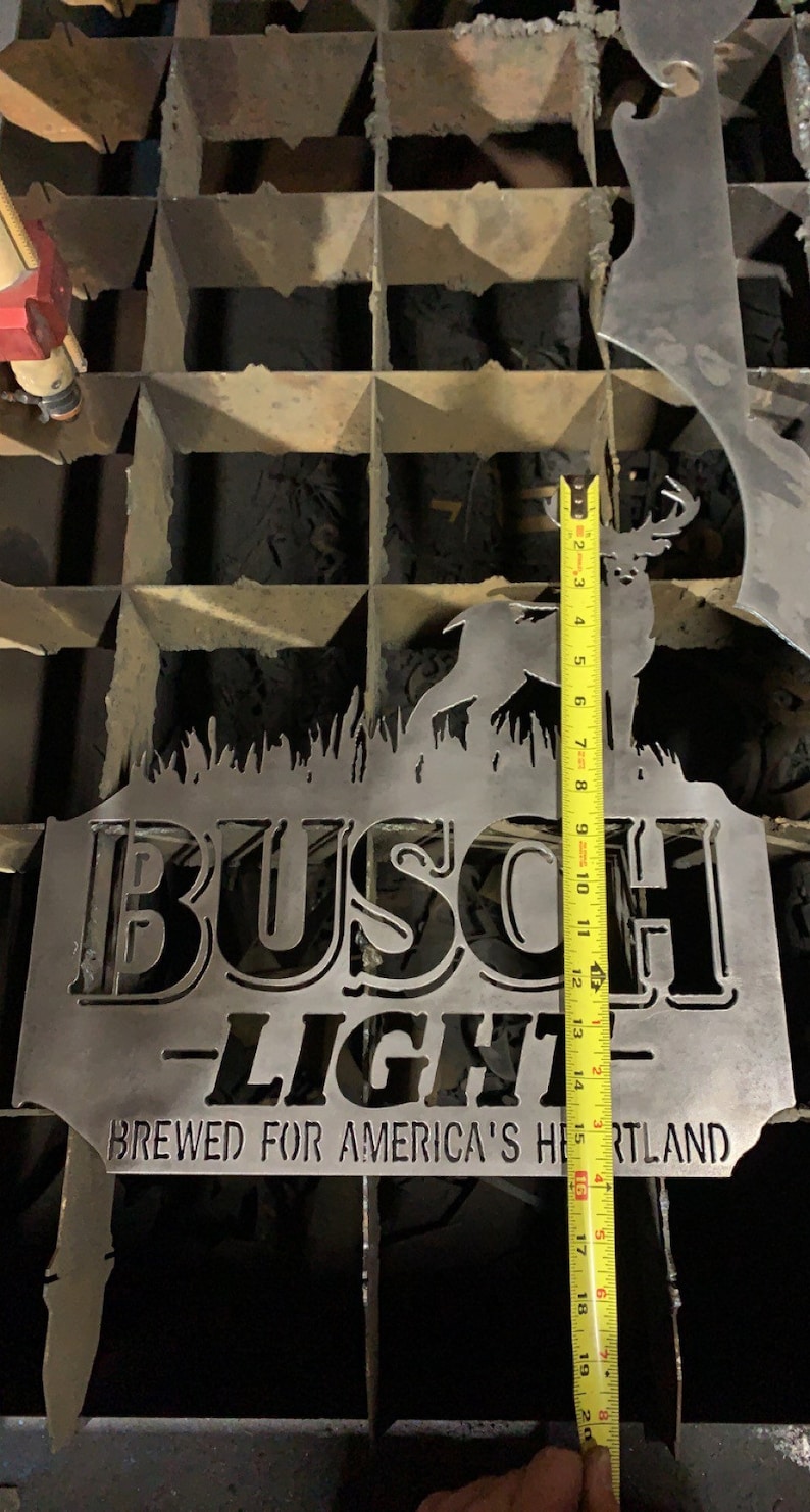 Busch Light Deer Sign - Etsy