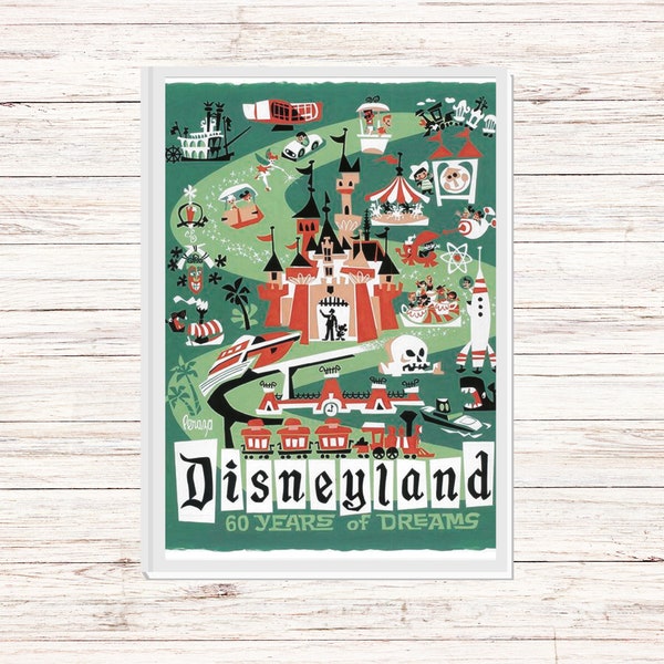 24x36 Disneyland Poster - Etsy