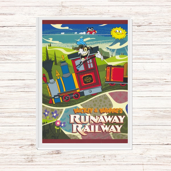 Runaway Railway Poster - Etsy