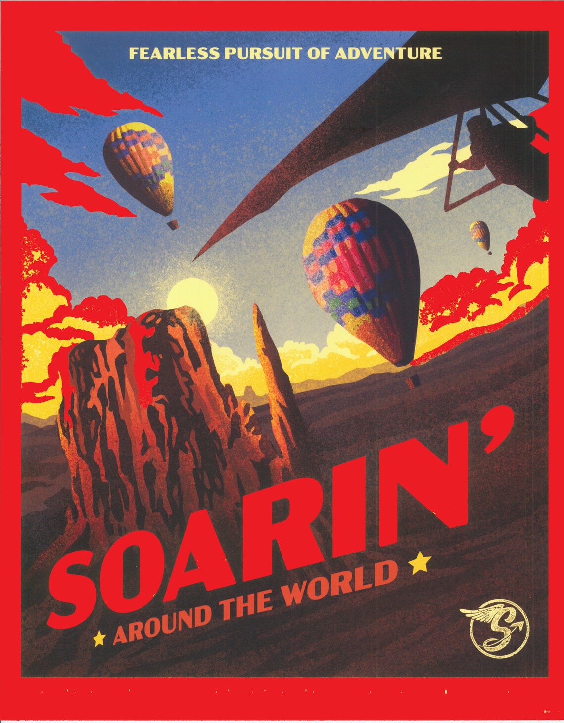0507 Disney Soarin' Ride Poster. Disneyland Disney World - Etsy