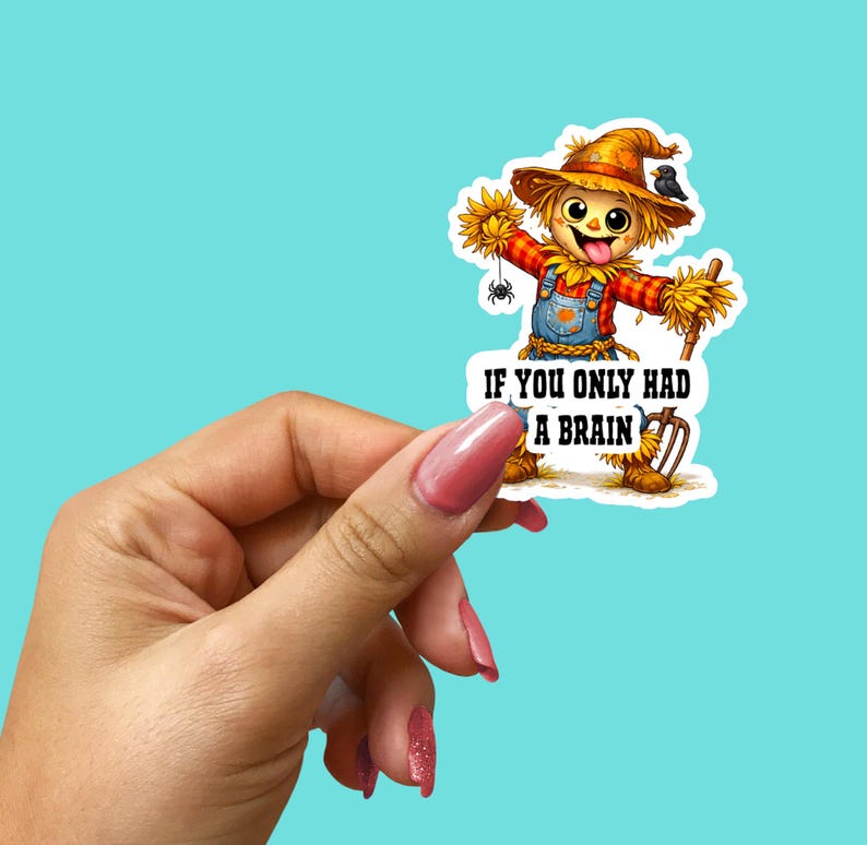 Wizard of Oz Scarecrow Sticker | Funny Meme, Adult Humor - Etsy