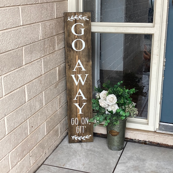 Go Away Sign - Etsy