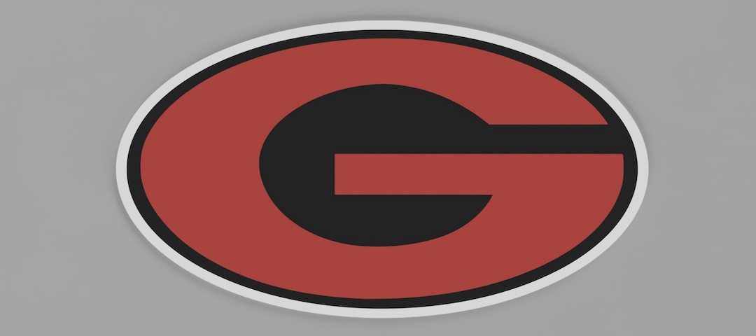 UGA Logo Wall Art - Etsy