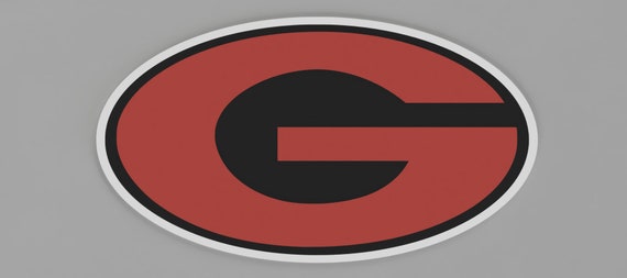 UGA Logo Wall Art | Etsy