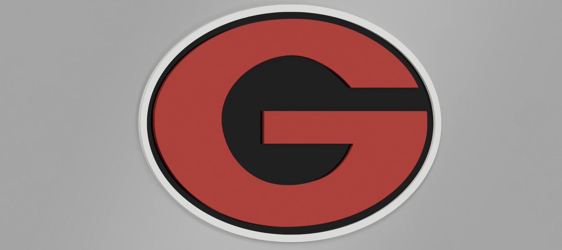 UGA Logo Wall Art - Etsy