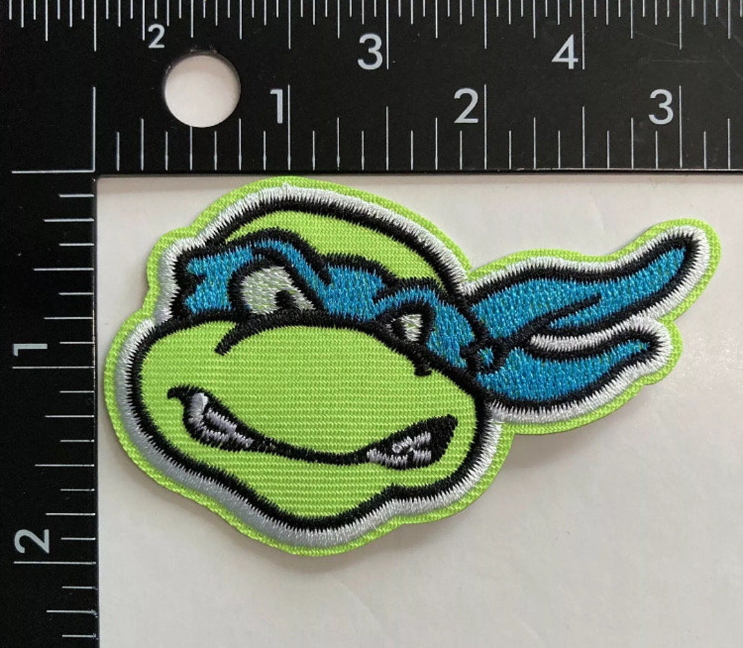 Leonardo Teenage Mutant Ninja Turtles Patch Iron On/sew on Embroidered - Etsy