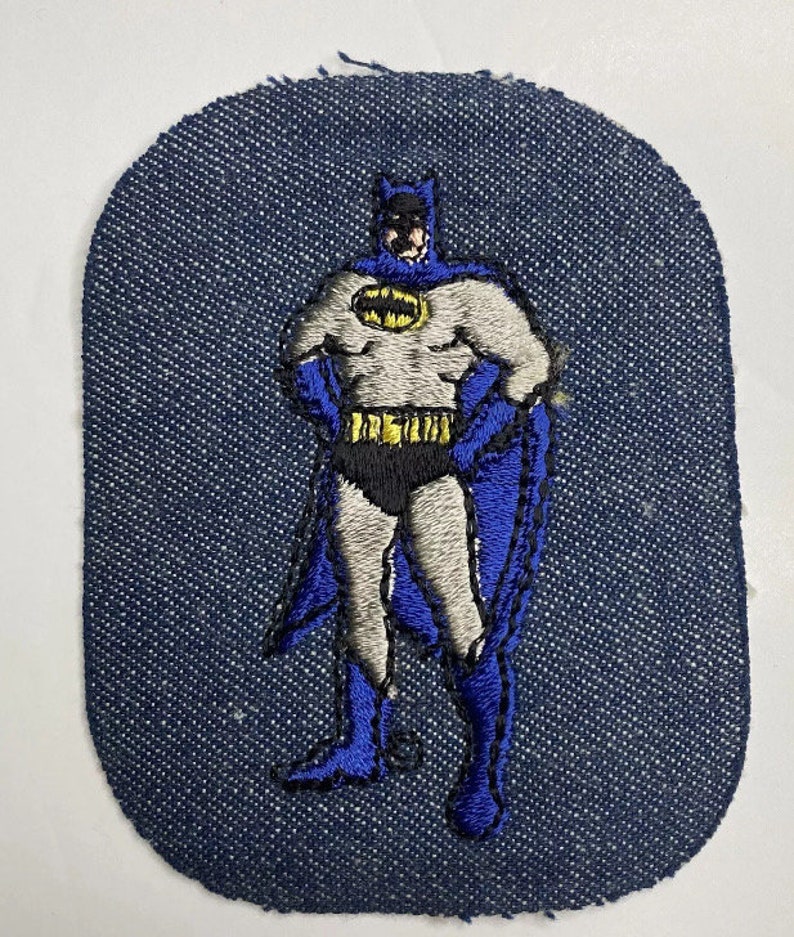 Vintage Batman Patch Embroidered Sew On/iron on Vtg - Etsy