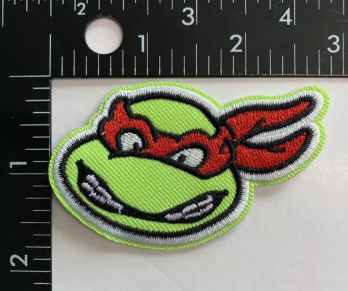 Raphael Teenage Mutant Ninja Turtles Patch Iron On/sew on Embroidered - Etsy