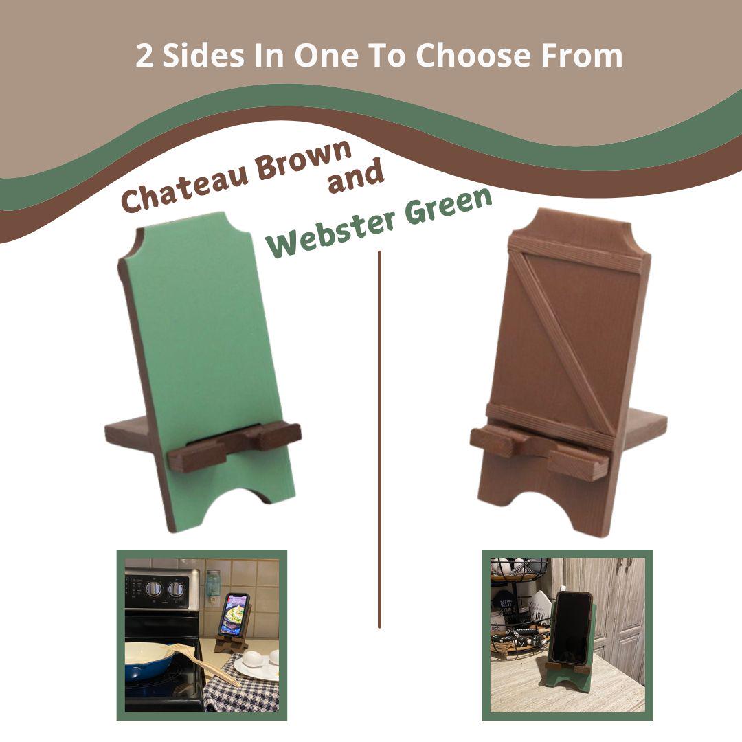 Pine Phone Stand, Farmhouse Phone Holder, Rustic Wooden Phone Stand ...