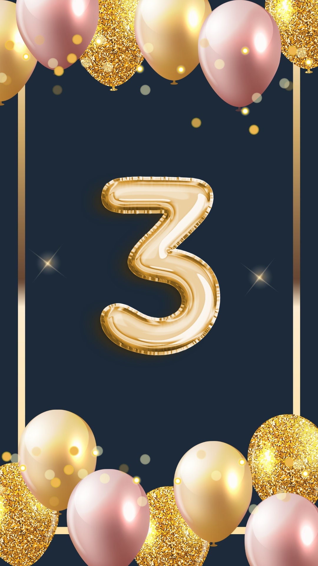 3-second Photo Booth Countdown Vertical - Etsy