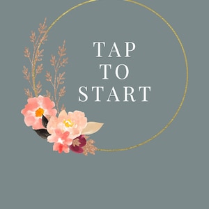 Photo Booth Tap to Start Screen - Set of 6 - Etsy