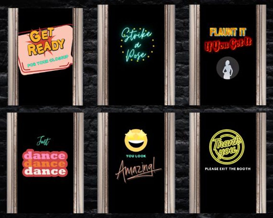 Animated Photo Booth Session Screens | Engaging On-screen Animations ...