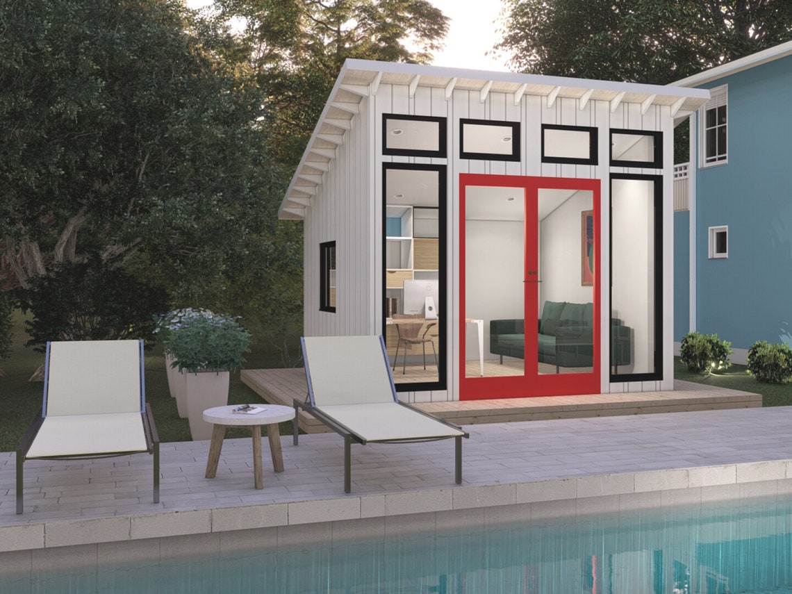 Transformative Backyard Cabana Plans | Flexible 135 Sq Ft Multipurpose ...