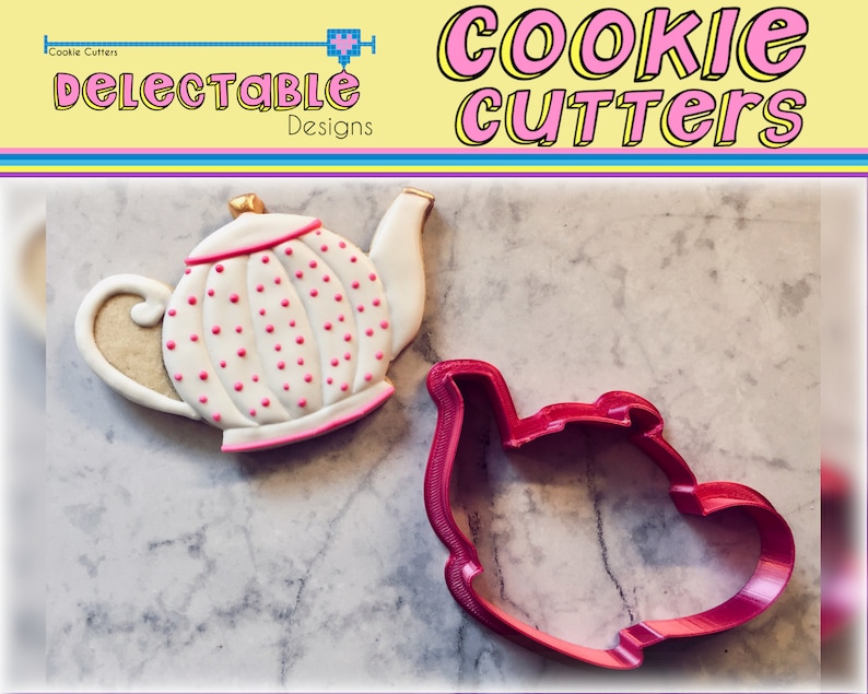 Little Short and Stout Tea Pot/tea Party Cookie Cutter - Etsy