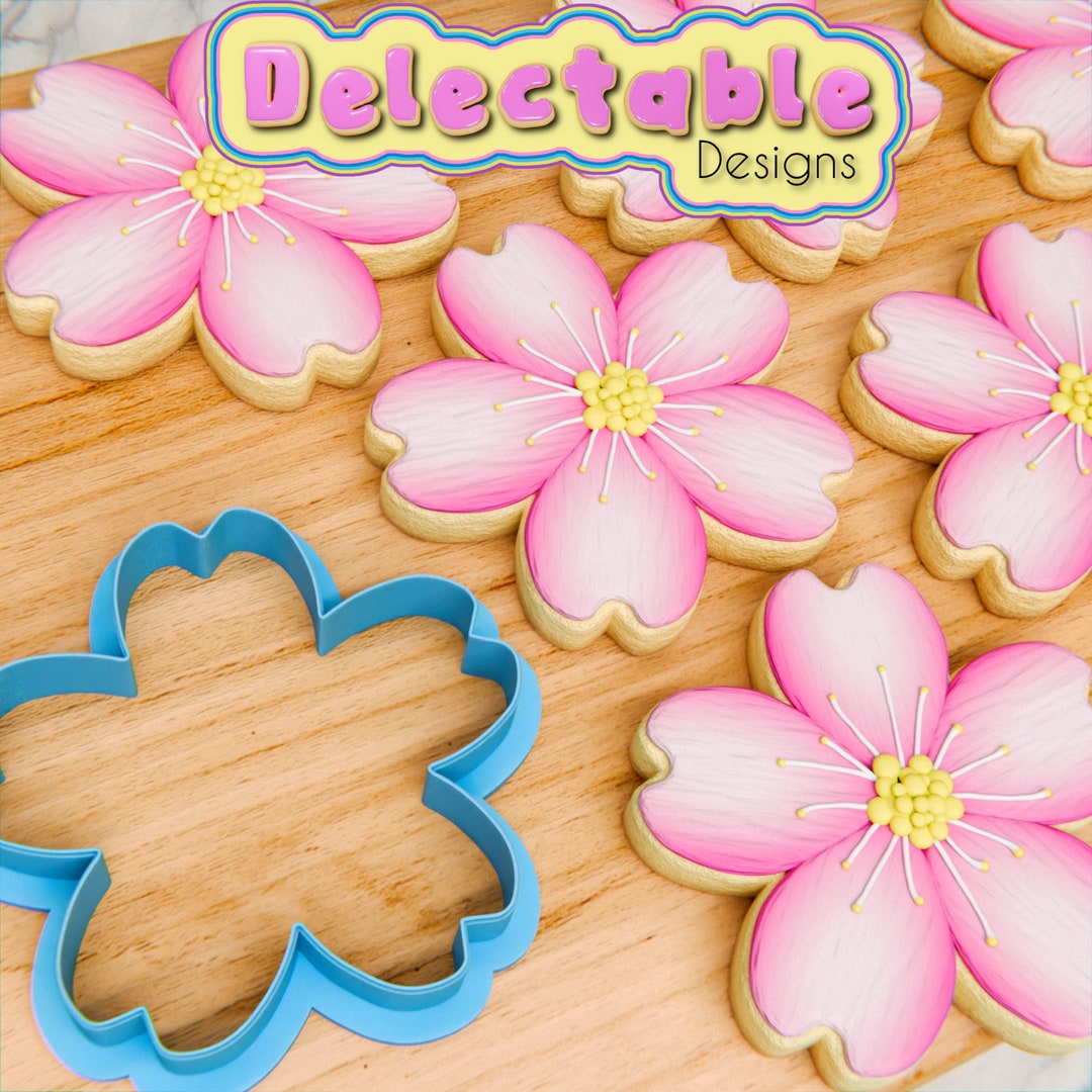 Cherry Blossom Cookie Cutter - Etsy