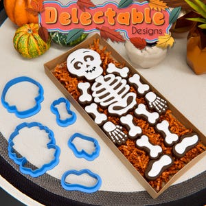 Skeleton Platter Cookie Cutter Set - Etsy
