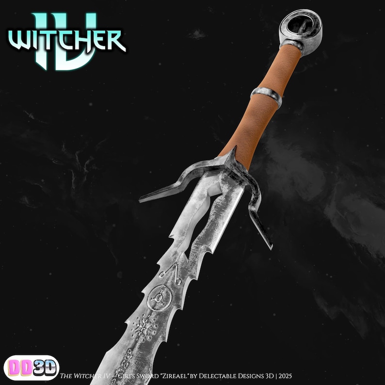 Ciri's Silver Sword Zireael STL Files| Life Sized | High Detail - Etsy