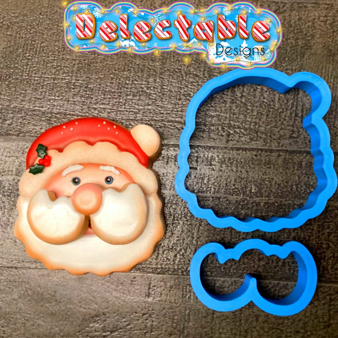 Santa Clause Stackable Double-decker Cookie Cutter Set - Etsy