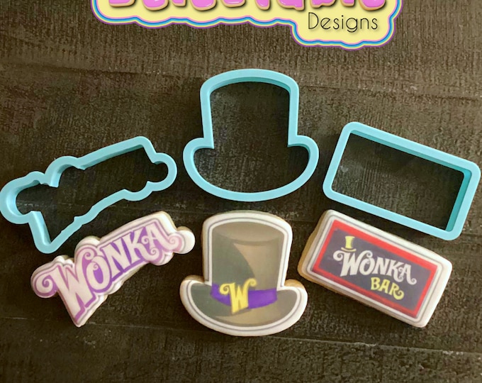 Candy Inventor chocolate Factory Set Cookie Cutter - Etsy