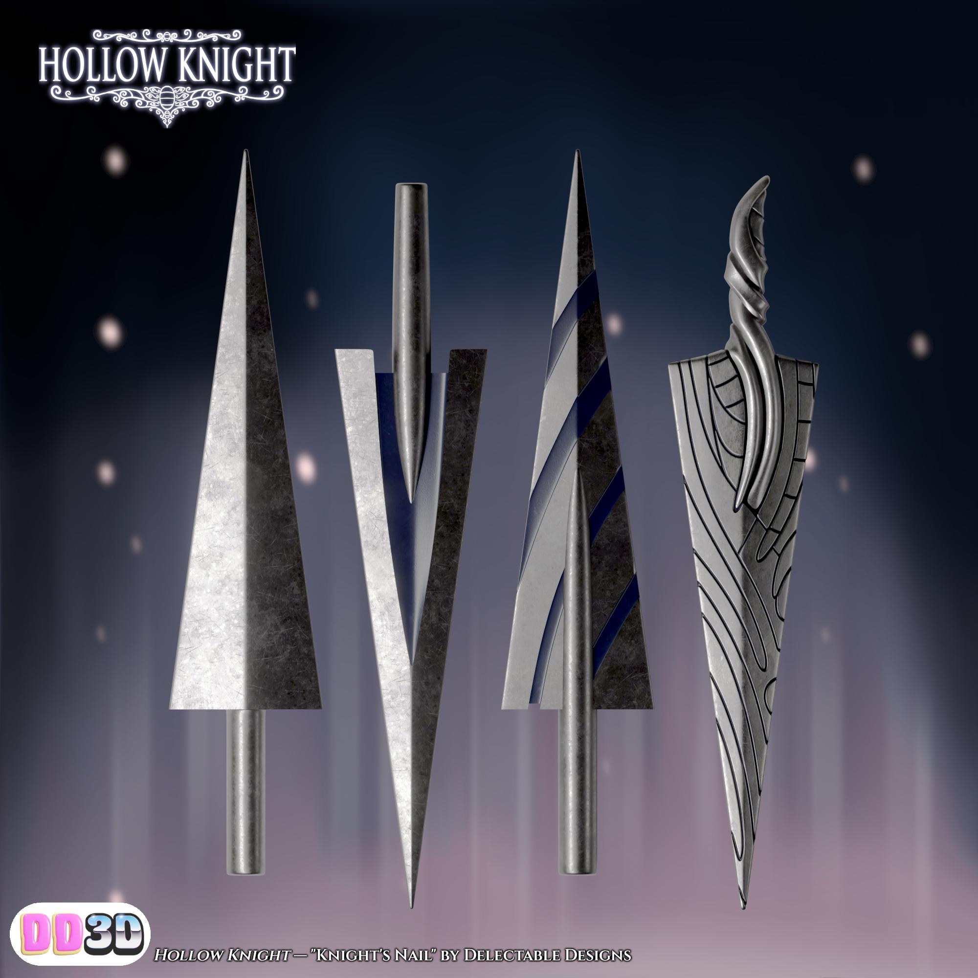 Hollow Knight's Nail STL Files - 4 Types | Life Sized | High Detail - Etsy