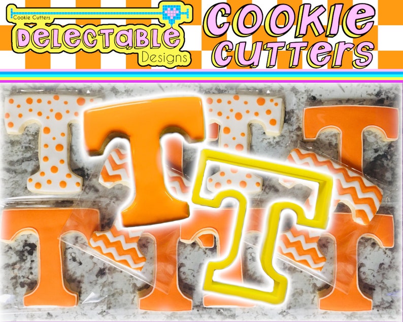 Tennessee T Cookie Cutter - Etsy
