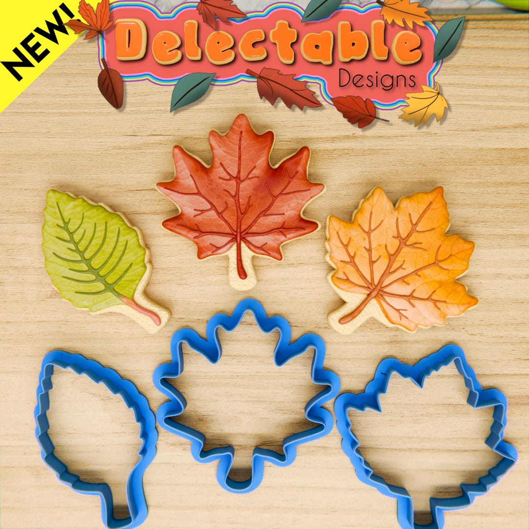 Autumn Leaves Cookie Cutter Set - Etsy