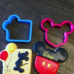 Mickey Mouse Cookie Cutter Set - Etsy