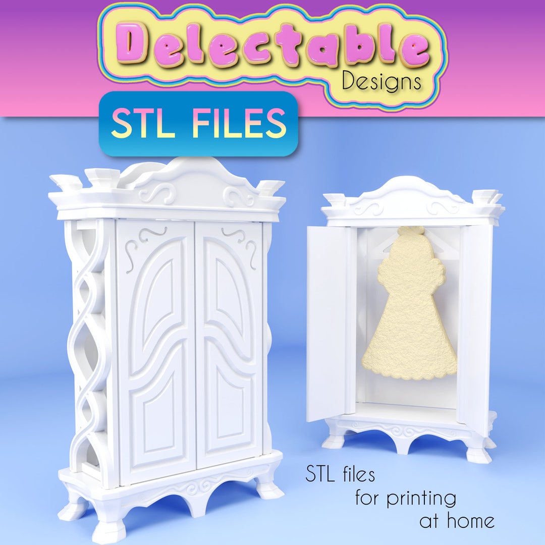 Cookie Wardrobe Display Stand STL Files - Etsy