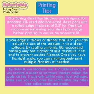 Baking Sheet Pan Stackers STL Files - Etsy