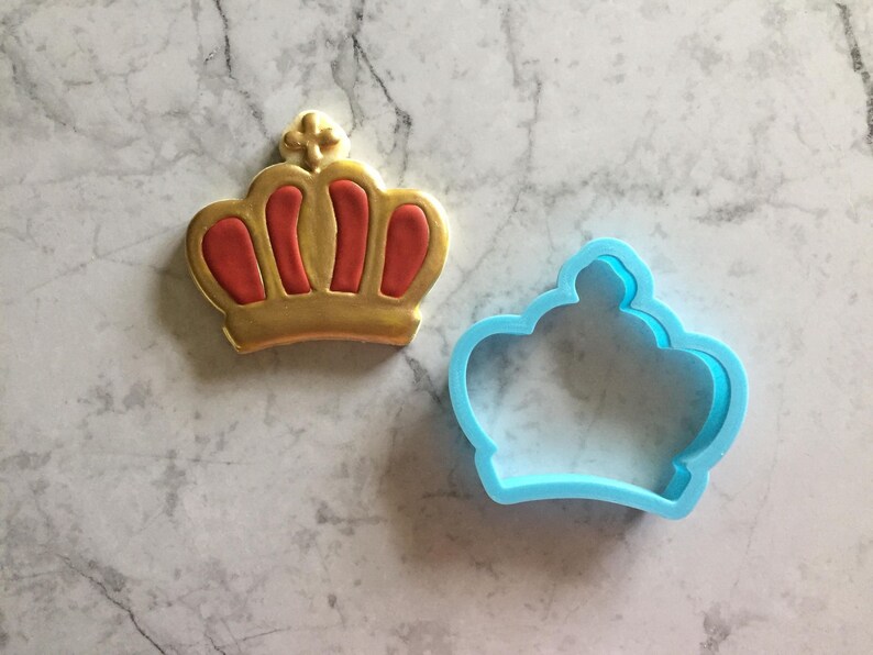 King or Queen Royal Crown Cookie Cutter - Etsy