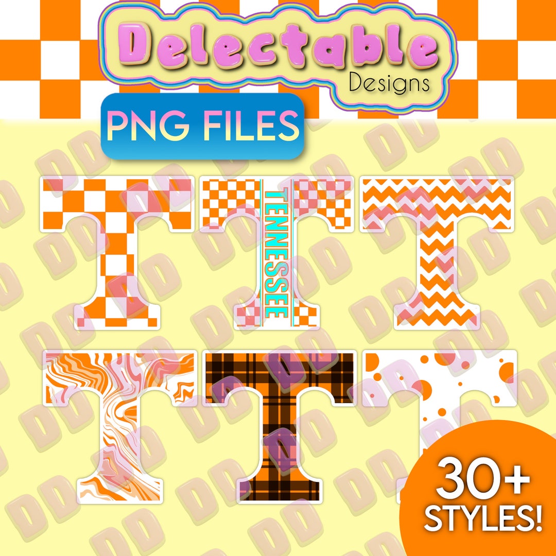 Tennessee T PNG Image Files - Etsy