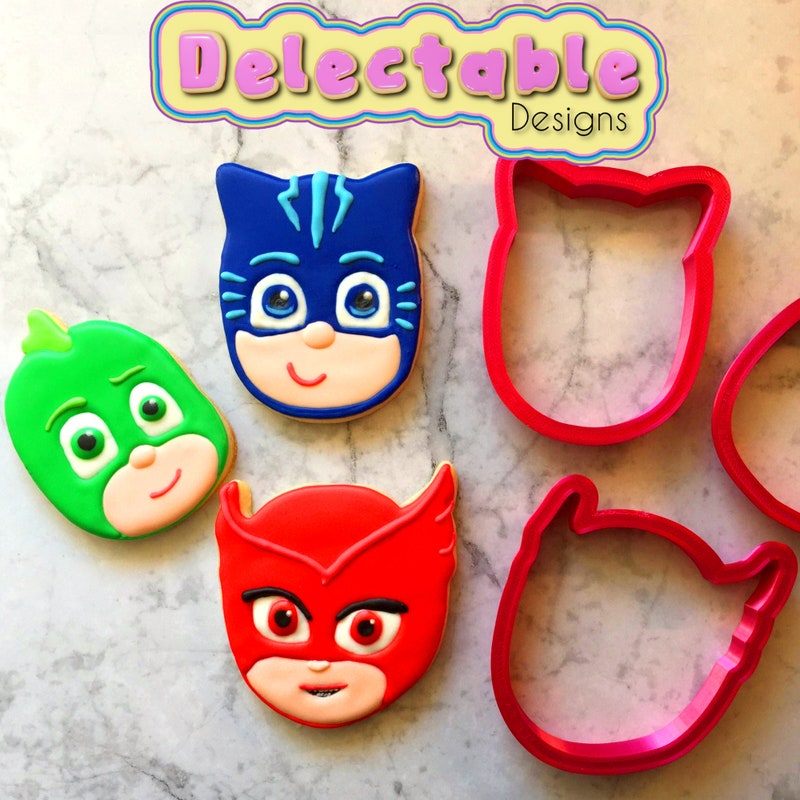 Pj Mask Cookies - Etsy