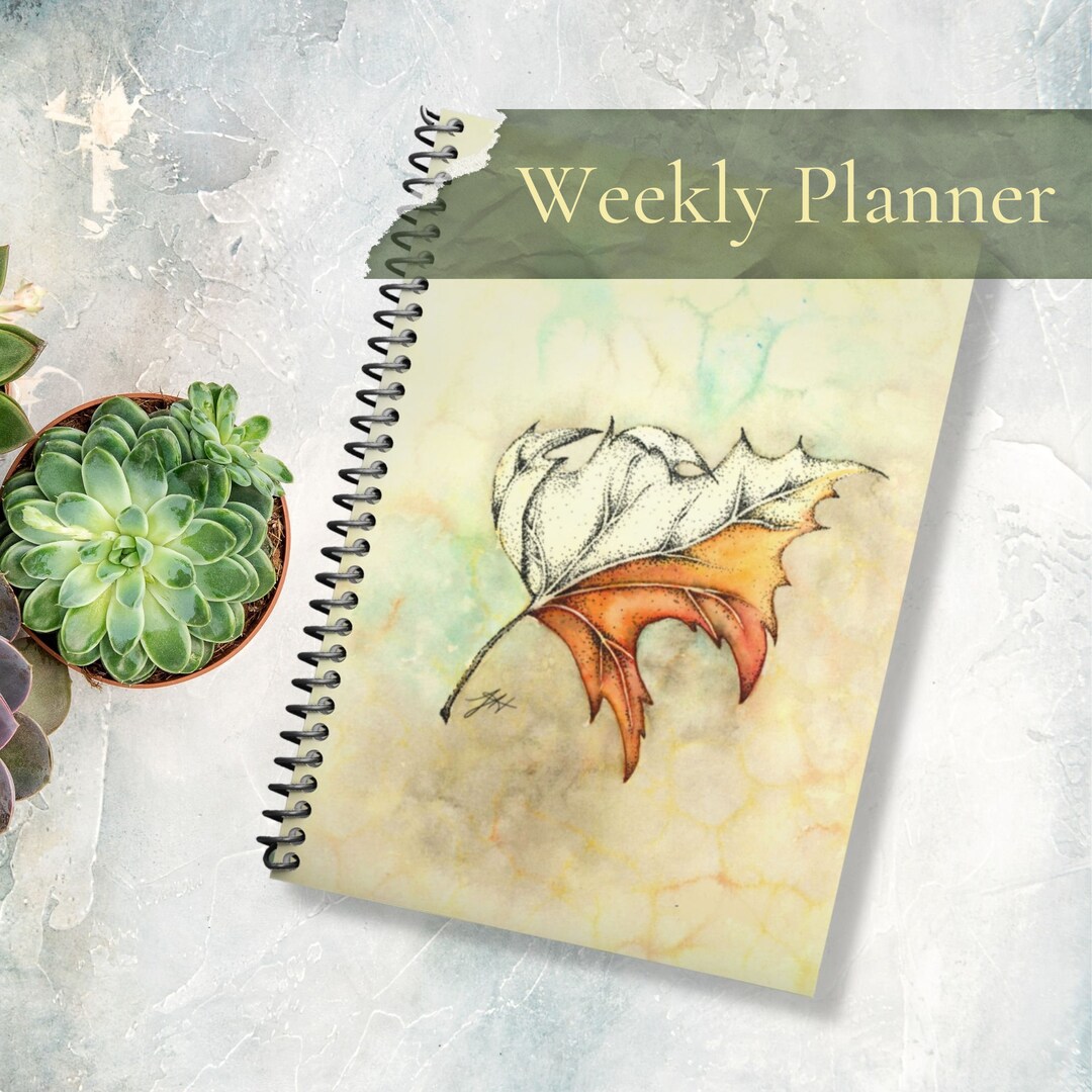 Weekly Planner With Maple Leaf I Spiral, Hardcover, Softcover I ...
