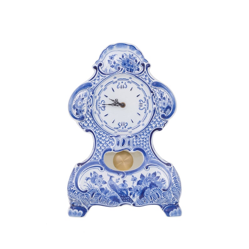 Royal Delft Large Clock the Original Blue Collection 10107500 - Etsy