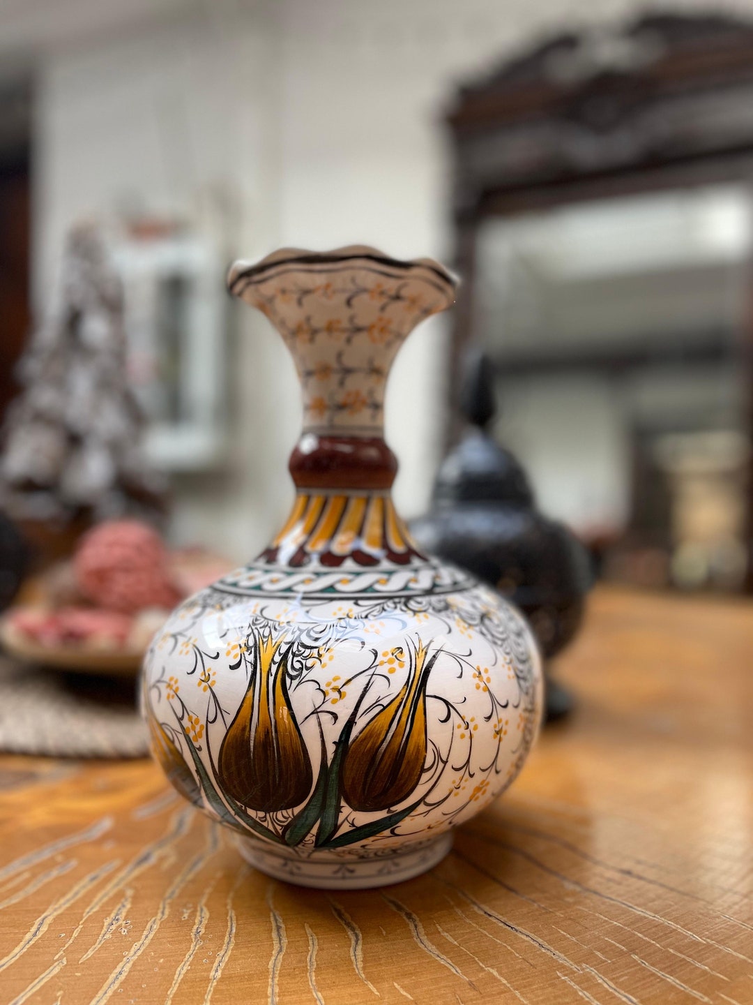 Handmade Ceramic Vase, Ceramic Home Decor, Home Decor, Mother Ceramic ...