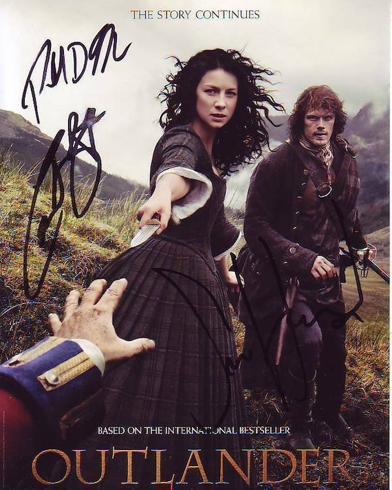 Collectibles Art & Collectibles Caitriona balfe & sam heughan signed ...
