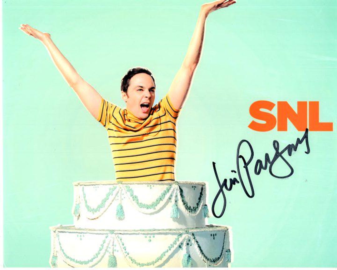 Jim Parsons Signed Autographed 8x10 Saturday Night Live Photograph RARE ...