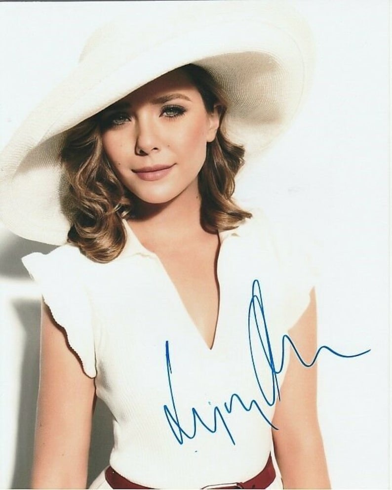 Elizabeth Olsen Signed Autographed 8x10 Photograph - Etsy