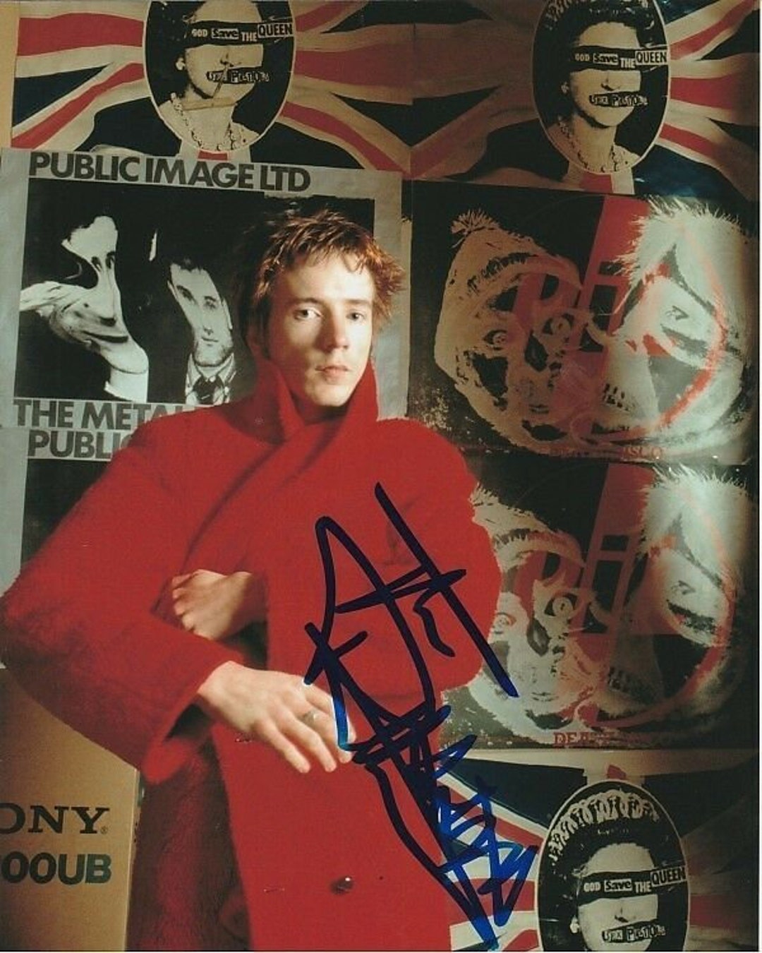John Johnny Rotten Lydon Signed Autographed 8x10 Public Image - Etsy