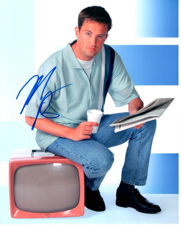Matthew Perry Signed Autographed 8x10 Friends Chandler Bing - Etsy