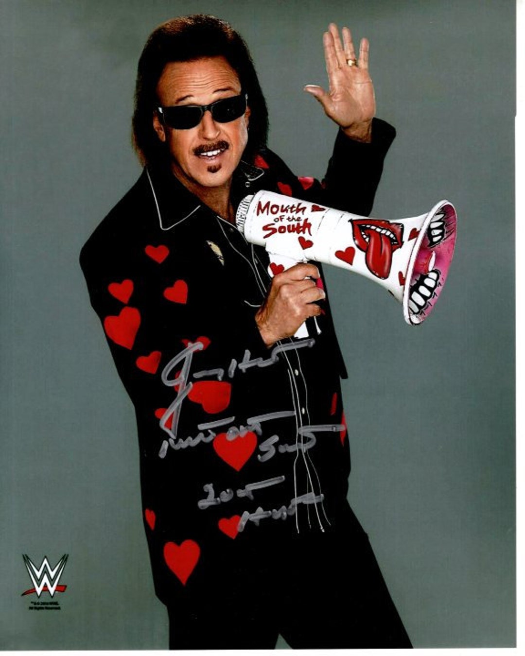 Jimmy the Mouth of the South Hart Signed Autographed 8x10 WWE ...