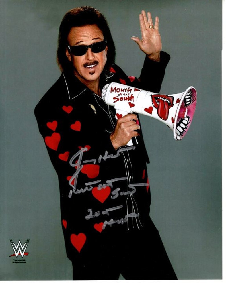 Jimmy the Mouth of the South Hart Signed Autographed 8x10 WWE ...