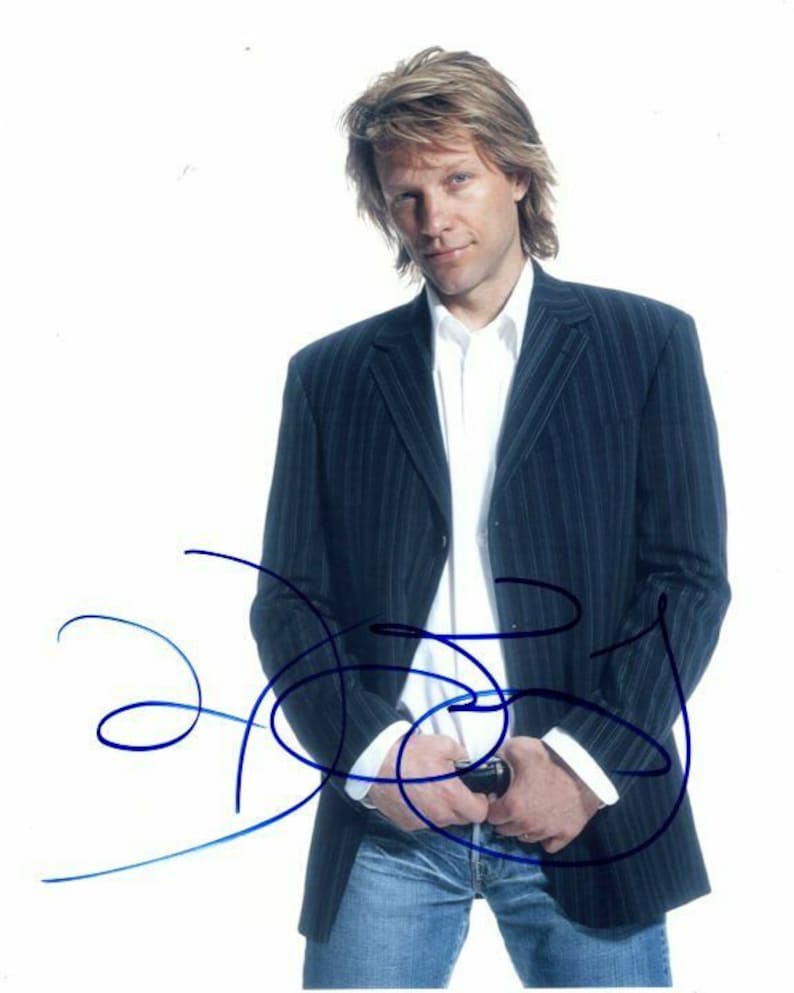 Jon Bon Jovi Signed Autographed 8x10 Photograph - Etsy
