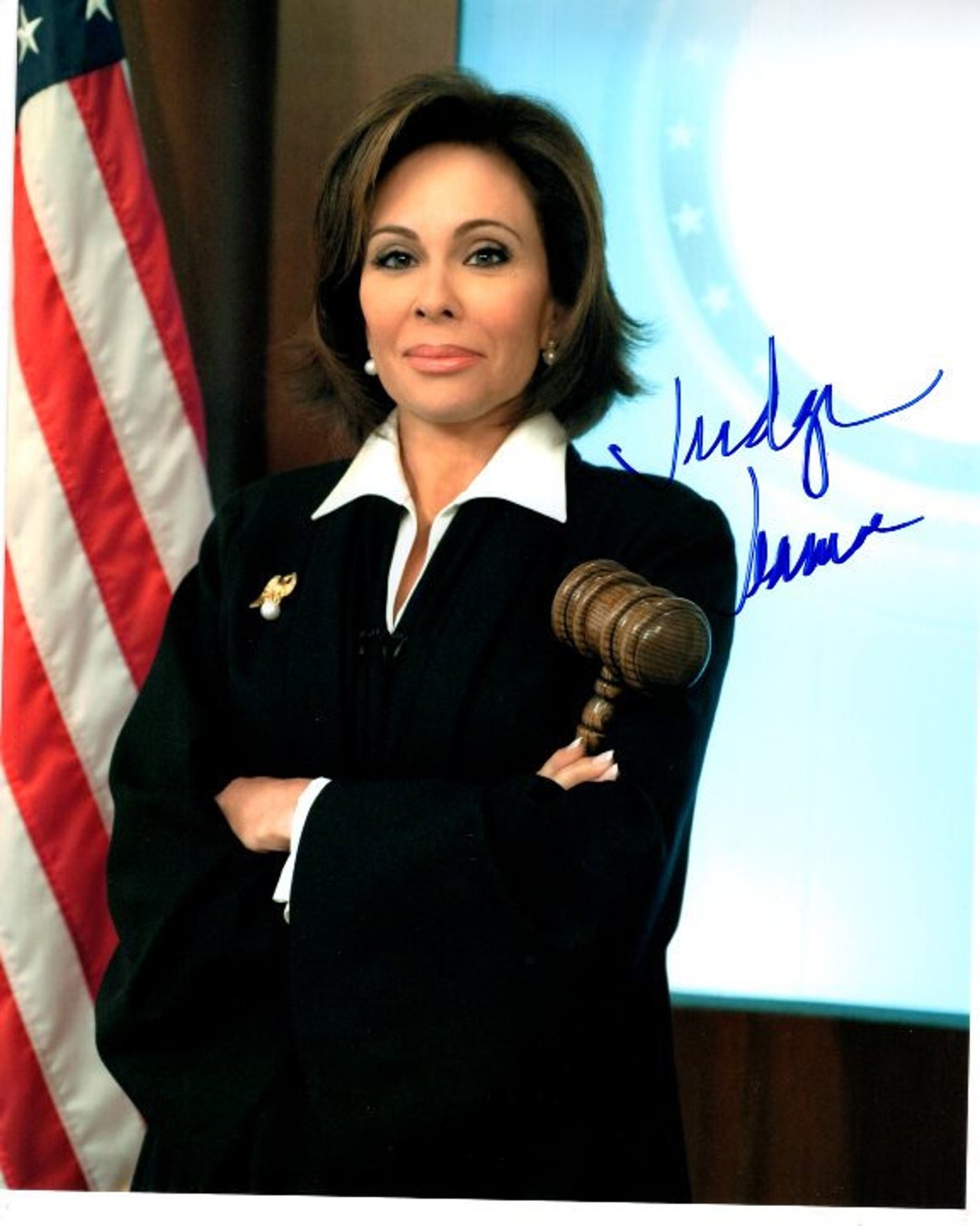 Judge Jeanine Pirro Signed Autographed 8x10 Photograph ( Fox News ) - Etsy