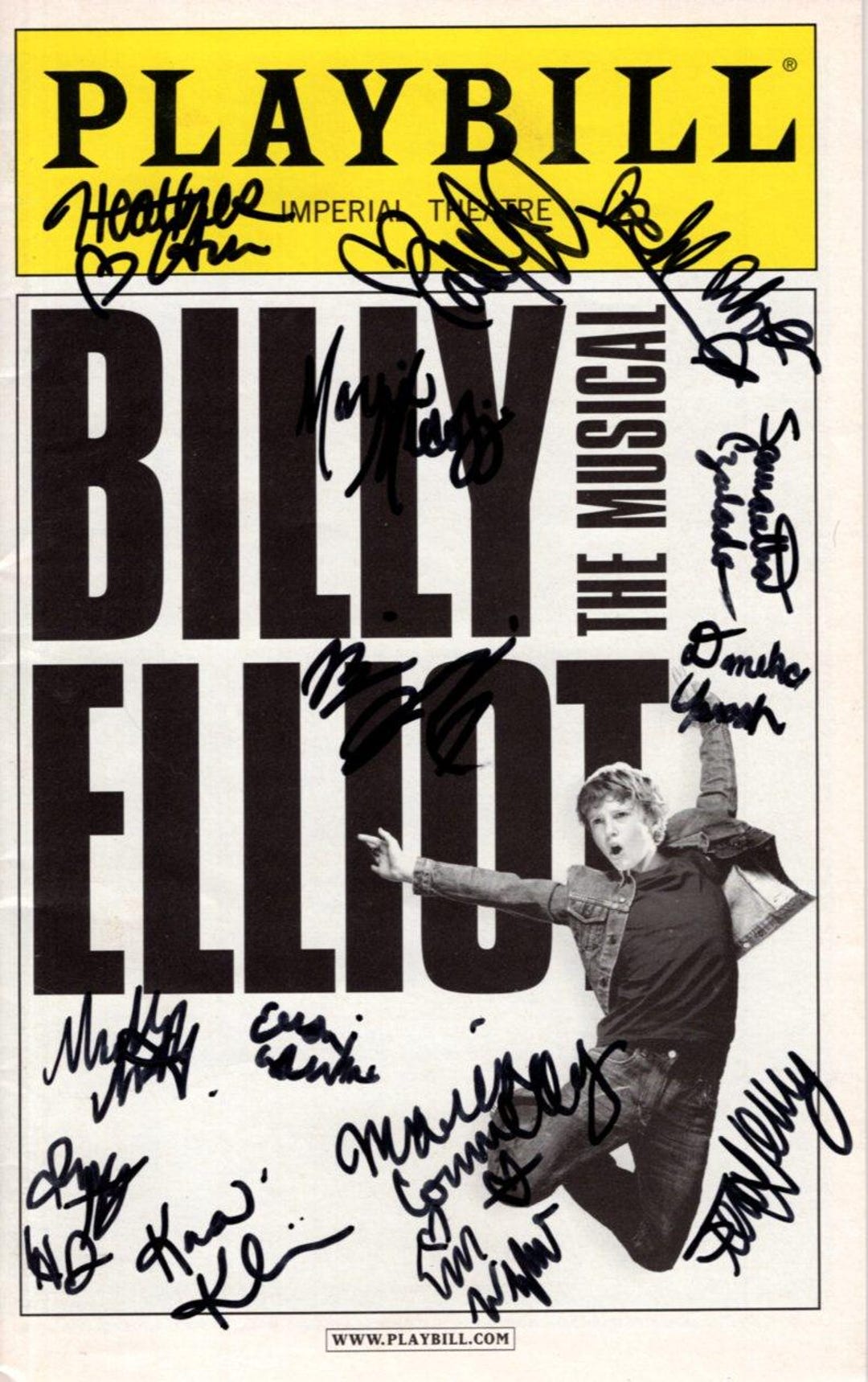 Billy Elliot the Musical Signed Autographed Cast Playbill - Etsy