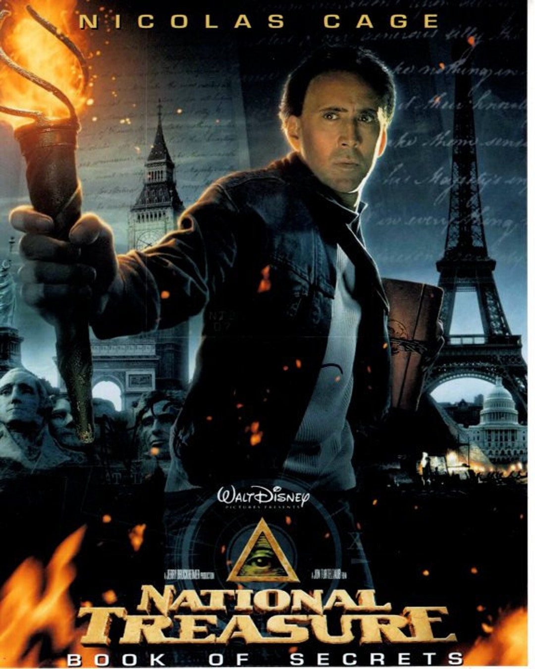Nicolas Nic Cage Signed Autographed 8x10 National Treasure Book of ...